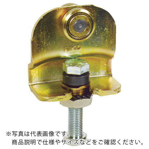 特長：大きいベアリングが使用されていることで、より小さな力で、吊り車のスムーズかつ安定した走行を確保してます。吊り車が左右方向に揺動可能な為、滑車部分に余計な負荷がかかりずらく、吊り車の長寿命化に貢献しています。用途：折畳扉用の吊り車。ドア...