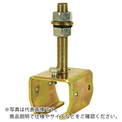 用途：ハンガーレールを上から吊るす金具。ドアハンガー用のボルト式の一連受。仕様：品名：ボルト一連受適合レール：25号欧州規格EN1527適合品材質／仕上：スチール（電解めっき処理）　●代表画像について 商品によっては、代表画像を使用している...