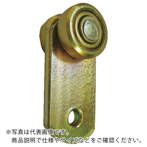 特長：大きいベアリングが使用されていることで、より小さな力で、吊り車のスムーズかつ安定した走行を確保してます。用途：トロリーハンガー用の吊り車。トロリーハンガー用の吊車（単車）。仕様：品名：トロリーハンガー用単車適合レール：26号耐荷重(k...