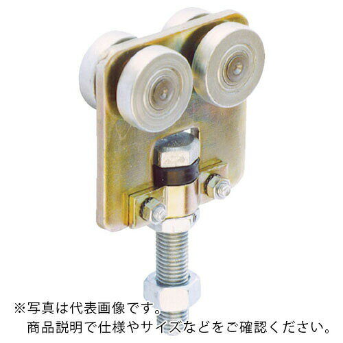 特長：大きいベアリングが使用されていることで、より小さな力で、吊り車のスムーズかつ安定した走行を確保してます。用途：折畳扉用の吊り車。ドアハンガー用の吊車（複車タイプ）。折畳扉用。仕様：品名：折畳扉用複車適合レール：27号耐荷重(kg/個)...