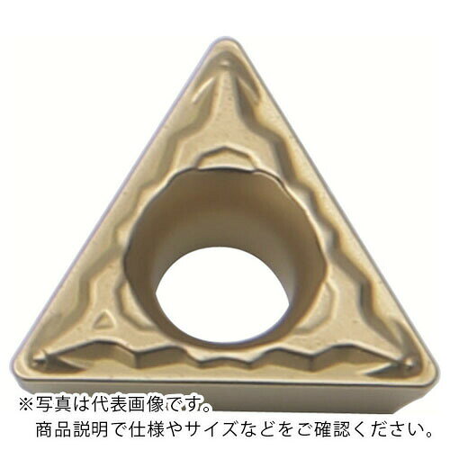 特長：耐高温変形性の高い特殊母材に被膜の強靭化と界面の強化により、安定長寿命加工を実現しています。鋼加工の断続〜汎用加工の第一推奨材種です。用途：旋削加工用。被削材：鋼。仕様：被膜構成：微細柱状TiCN+Al2O3+TiN呈色：金色PPブレ...