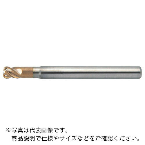 特長：コーナRサイズの最適化により、通常よりも大きなピックフィードでの加工を実現しました。シームレスラジアス形状です。65HRCまでの高硬度材も加工可能です。外径公差:0/-0.02(D≦6)、-0.01/-0.03(D≧8)です。全長を短...