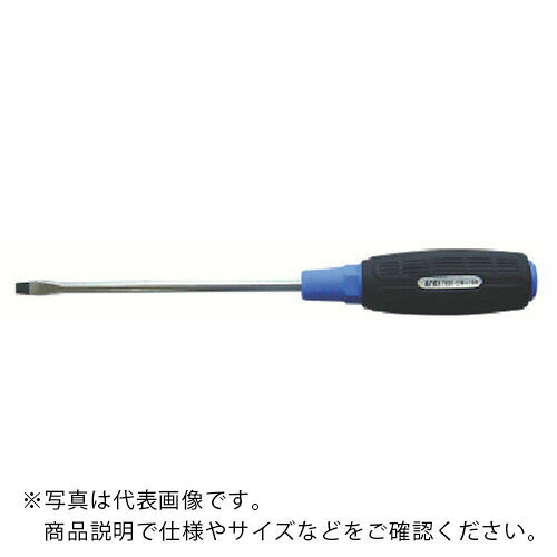 特長：滑りにくく力の入るスリット形状と六角形状(グリップエンド)です。仕様：刃先：［［−］］6軸長(mm)：150全長(mm)：267先端マグネット：磁力ありグリップ色：黒、青先端：マグネット入り高精度ブラックポイント加工材質／仕上：軸：特...