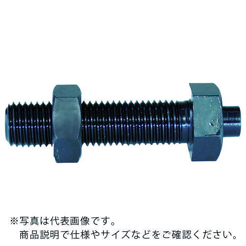 特長：ワーク押えクランプの着脱時間が短縮できます。用途：クランプの高さ調整受けねじに。仕様：長さ(mm)：80ねじ寸法：M16×2.0ねじ径(mm)：M16ねじ長さ(mm)：63径(mm)：7全長(mm)：80ダボ径(mm)：φ11六角対辺...
