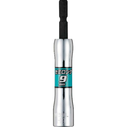 特長：全長92mmのセミロング仕様で、ソケット穴深さは50mmのためナット作業に適しています。従来の深穴ソケットに比べ約35％の軽量設計です。軸圧入式を採用しています。ソケット部と軸部を別材質、別硬度とする事で、一体式と比べて8倍の耐久性が...