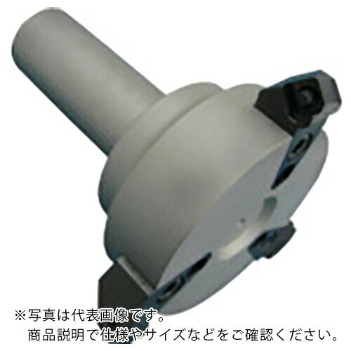 特長：ベースの交換により加工径の変更が、アームの交換により加工タイプの変更が可能です。用途：フェイスミル加工。仕様：刃数CICT(枚)：3切削径DC(mm)：130シャンク径DMM(mm)：32全長OAL(mm)：123.5適合チップ：S3...