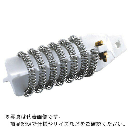 特長：プラジェットの交換用ヒーターです。仕様：消費電力(W)：1000適合電源(V)：AC220品名：ヒーター適合機種：PJ-206A1、PJ-208A1、PJ-214A-220Vプラジェット用ヒーター材質／仕上：碍子、ヒーター線など　●代...