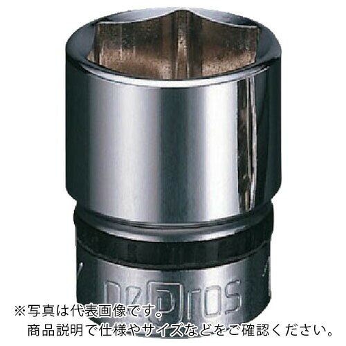 特長：接触面をより大きくすることで薄肉部への応力の集中を低減するNパワーフィット形状を採用、ボルト・ナットにやさしく、なめりを防ぎます。用途：ボルト・ナットの脱着。仕様：差込角(mm)：9.5対辺寸法(インチ)：13/16全長(mm)：28...