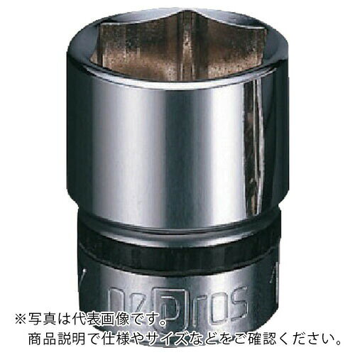 特長：接触面をより大きくすることで薄肉部への応力の集中を低減するNパワーフィット形状を採用、ボルト・ナットにやさしく、なめりを防ぎます。用途：ボルト・ナットの脱着。仕様：差込角(mm)：9.5対辺寸法(インチ)：19/32全長(mm)：26...