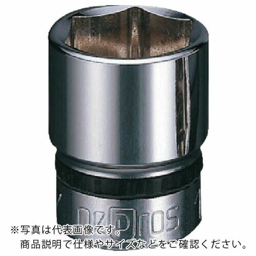 特長：接触面をより大きくすることで薄肉部への応力の集中を低減するNパワーフィット形状を採用、ボルト・ナットにやさしく、なめりを防ぎます。用途：ボルト・ナットの脱着。仕様：差込角(mm)：9.5対辺寸法(インチ)：5/8全長(mm)：26対辺...