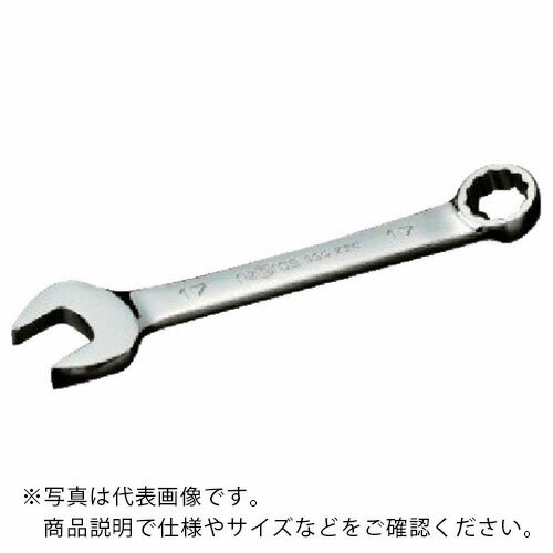 特長：めがね部はKTC独自のNパワーフィットを採用し、応力の集中を防ぎ、なめりを防止します。スパナ部は口開きを防ぐ新設計です。用途：ネプロス・汎用工具仕様：二面幅寸法(mm)：17×17全長(mm)：165材質／仕上：特殊工具鋼表面処理：硬...