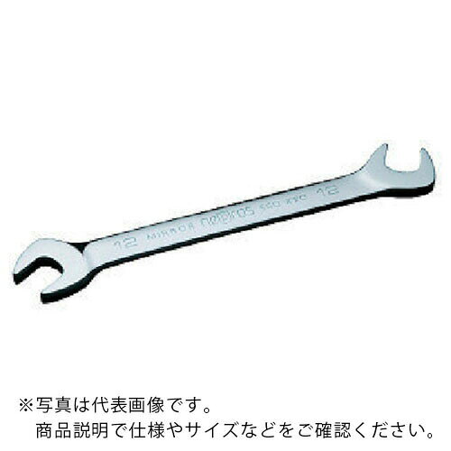 特長：1本に同サイズで異なるアングル角（30°、60°）を採用しています。スタンダードスパナ（15°）と異なる2つのアングル角度で作業範囲が広がります。口径部は応力が集中する部分を強化する設計のため口開きしにくく、先端部はあごが小さく、邪魔...