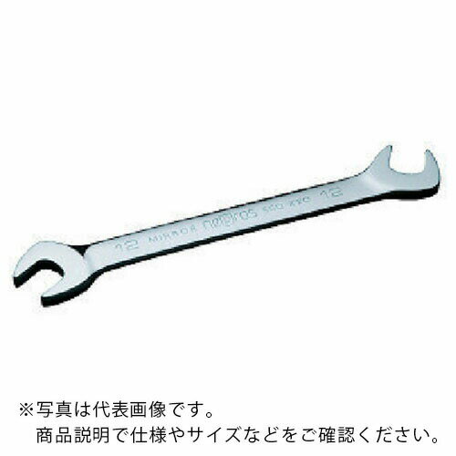 特長：1本に同サイズで異なるアングル角（30°、60°）を採用しています。スタンダードスパナ（15°）と異なる2つのアングル角度で作業範囲が広がります。口径部は応力が集中する部分を強化する設計のため口開きしにくく、先端部はあごが小さく、邪魔...
