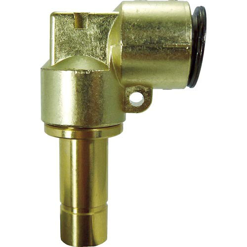 特長：用具不要のワンタッチ着脱です。チューブへの傷が付きにくいロック構造です。用途：各種エア配管。仕様：適合チューブ外径D(mm)：10使用流体：空気適合継手サイズ d(mm)：4流体温度：-5〜60℃材質／仕上：本体：亜鉛合金シールゴム:...
