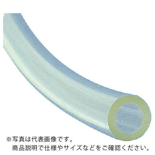 特長：柔軟性に優れています。耐油性・耐寒性に優れています。優れた外径精度です。インナーサポート使用でワンタッチ継手も使用できます。仕様：色：透明外径(mm)：4内径(mm)：2.5最小曲げ半径(mm)：17全長(m)：100使用流体：空気流...