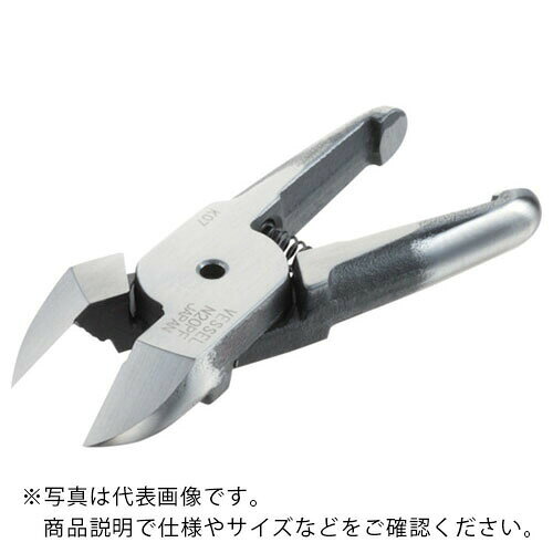 特長：切り口を平らにカットする樹脂用ブレードです。切り口が残ってはいけない場合のゲート処理に合せて切断面に大きなRをもうけています。用途：一般的な鋼線や樹脂の切断、かしめに。ハイス（高速度鋼）:ピアノ線の切断時など、特殊合金鋼よりも耐久性が...
