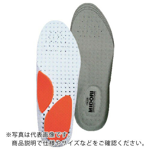 特長：かかとクッションが、かかと部の衝撃を効率的に吸収します。土踏まず部分のクッションが、疲労防止に貢献します。抗菌防臭加工により、細菌の繁殖を防止します。仕様：色：グレー適合靴サイズ(cm)：23.0〜24.5踏み抜き防止板有無：なし材質...