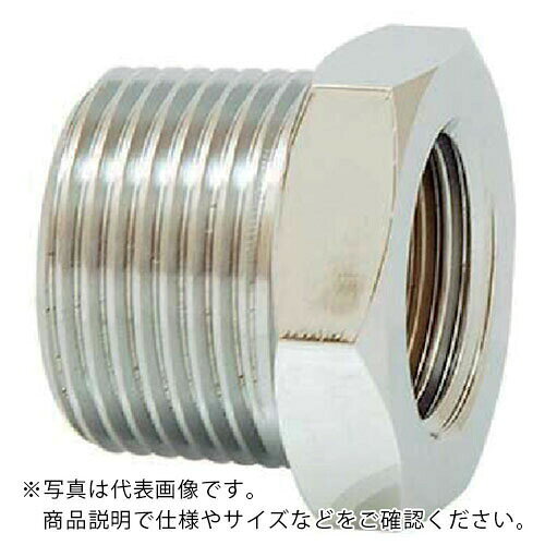 特長：メッキ　配管パーツです。用途：配管パーツ仕様：呼び径(mm)：25×13ねじサイズ：R1×R1/2L(mm)：28D1：R1D2：Rc1/2材質／仕上：青銅（CAC406）　●代表画像について 商品によっては、代表画像を使用している場...