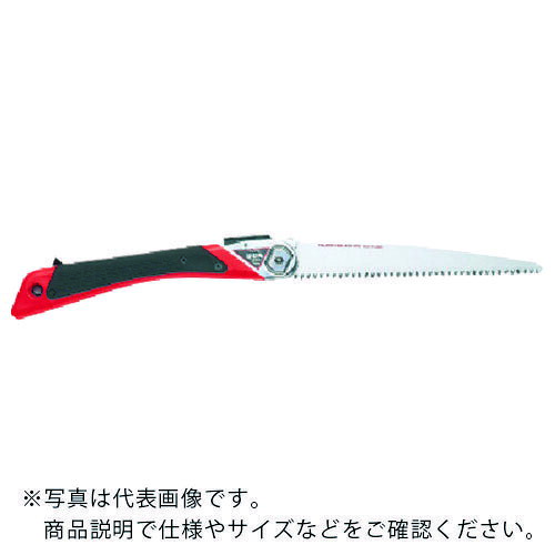 特長：ワンタッチ自動飛び出し機構付です。用途：仮枠・剪定用に。仮枠・剪定用鋸仕様：刃長(mm)：240全長(mm)：485折りたたみ時全長(mm)：270適合替刃：HNB-240刃ピッチ(mm)：3色：赤/黒摘要：仮枠・剪定用鋸刃先の厚み：...