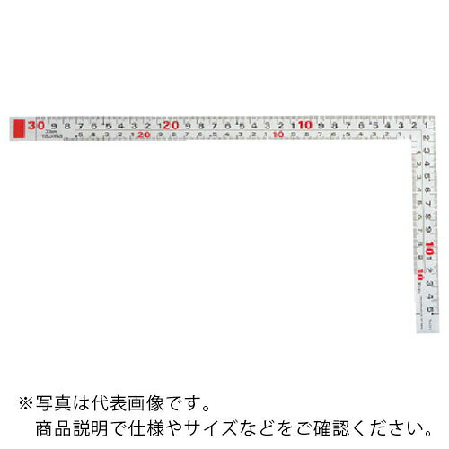 特長：コーナー部が厚くないので、けがきがしやすいです。大きく鮮明な目盛数字採用です。TIG溶接により強度がアップしました。厚手広幅　鉄工用曲尺です。用途：建築用曲尺に。仕様：長辺(mm)：320短辺(mm)：165幅(mm)：20厚さ(mm...