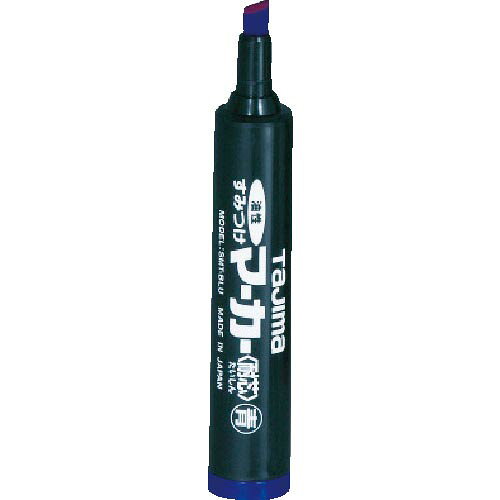 特長：コンクリートのザラザラ面でも減りが少ない耐久芯を採用しています。キャップを外して芯が乾いて書けなくなっても、キャップをすれば2 〜3日間で復活します（メーカーテストデータに基づく）。絶妙なカットで細線・太線・文字も書きやすく、筆記線が...