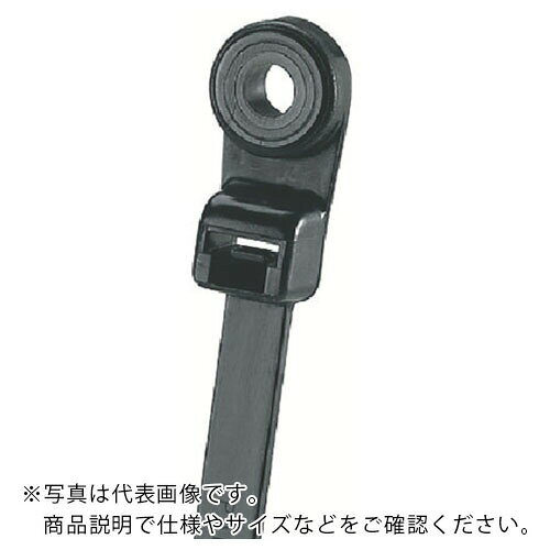 特長：電線をパネル、壁、天井などに固定するときに使用します。ヘッドの部分が曲げやすくなっているので、クランプを固定してからでも結束ができます。用途：結束した電線の束をパネル・壁・天井などに固定する時に。仕様：色：ブラック幅(mm)：2.5長...