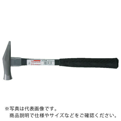 特長：軽量で使い易く、木柄の3倍の強度で耐久にも優れています。グリップ左右に寸(S)センチ(m)の目盛りが刻んであり便利です。グラスファイバー柄を保護するプロテクトリング付です。先端部分でカシメ、釘〆ができます。用途：建築　建設　土木　DI...