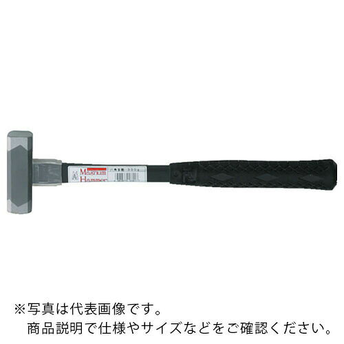 特長：軽量で使い易く、木柄の3倍の強度で耐久にも優れています。グリップ左右に寸(S)センチ(m)の目盛りが刻んであり便利です。グラスファイバー柄を保護するプロテクトリング付です。狭い場所でも側面で横打ちできます。用途：建築　建設　土木　DI...