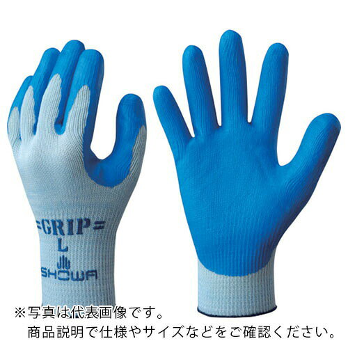 特長：耐油性に優れたニトリルゴムを使用しています。引き裂きに強く、耐摩耗性にも優れています。独自のすべり止め加工により高いすべり止め効果を発揮します。用途：機械工業。自動車関連。清掃業。運送業。仕様：色：ブルーサイズ：Mゲージ数：10全長(...