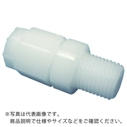 特長：FUチューブ用の継手です。チューブをはめ込んだ上からナットで締め付けるタイプの継手で、別途バンドなどを付けなくてもしっかりとした接続が可能です。用途：FUチューブ接続用。仕様：適合チューブ外径(mm)：8適合チューブ内径(mm)：6ね...