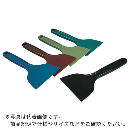 特長：金属検知機で反応可能な素材を使用しており異物混入リスクを軽減します。ポリヘラと比べて耐摩耗性が優れています。用途：ライン上のカスを削り落とす際に。100℃までの食材のかくはん。仕様：すくい部幅(mm)：97全長(mm)：203耐熱温度...