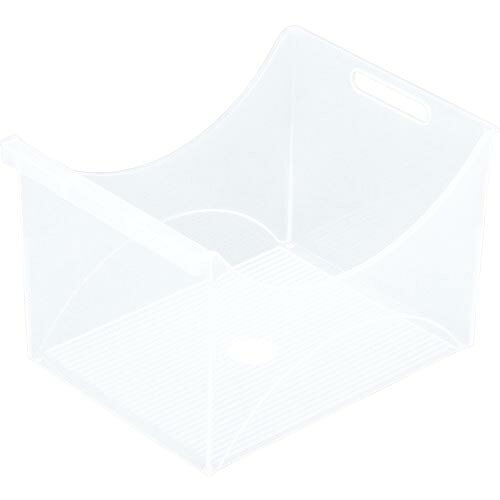 特長：BOXの底を山切り形状にしたことでファイルが曲がりにくくなります。上からも横からも見えるインデックススペースで机の引き出し内やロッカー内でも分かります。横だけでなく立てておくことも可能で書類の出し入れがしやすくなります。仕様：色：クリ...