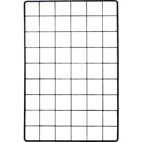 特長：物を引っ掛けて置けるメッシュパネルです。壁に穴をあけずに空間収納ができます。マス目は50ミリ角です。内線3φ：外線6φ用途：フックと併せて工具やメジャーの収納に。倉庫の整理整頓に。ご自宅の収納や間仕切りに。仕様：幅(mm)：300高さ...