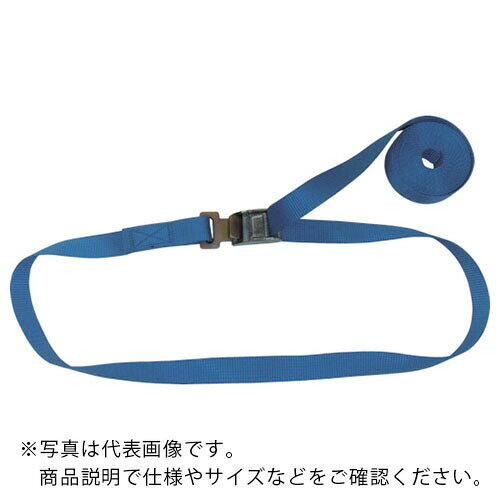 特長：高強力ポリエステル糸を使用していますので耐候性・耐久性に優れています。用途：軽負荷の荷締め作業。仕様：最大使用荷重(t)：0.15ベルト長さ(m)巻取側：3ベルト寸法(mm)幅×厚さ：25×1.4色：ブルータイプ：エンドレスフックタイ...