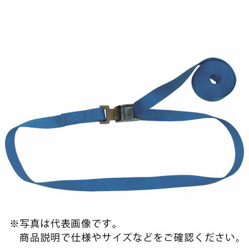 特長：高強力ポリエステル糸を使用していますので耐候性・耐久性に優れています。用途：軽負荷の荷締め作業。仕様：最大使用荷重(t)：0.15ベルト長さ(m)巻取側：5ベルト寸法(mm)幅×厚さ：25×1.4色：ブルータイプ：エンドレスフックタイ...