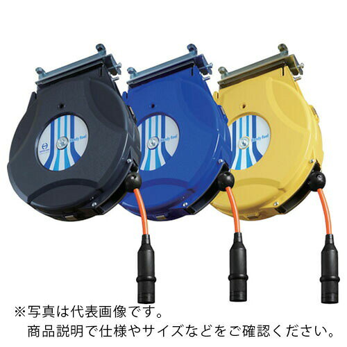 特長：ホースはウレタン製で衝撃に強く、軽いです。プロユース仕様です。簡単にホース交換ができます。ホース出し入れ時の摩擦による破損を防ぐガードプレートを採用しています。鉄カプラ(日東工器製)付きです。1次側ホース接続はタッチチューブ継手を使用...