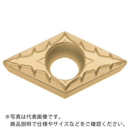 特長：耐摩耗性サーメットに、耐摩耗性と耐溶着性に優れたMEGACOAT NANOコーティングを施しています。鋼の高速・連続仕上げ加工で長寿命安定加工と高品位な仕上げ面を実現します。用途：旋削加工用。被削材：鋼。仕様：チップ形状：ひし形55°...