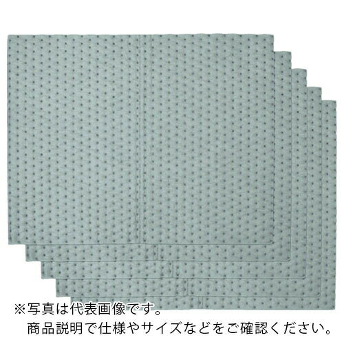 特長：オイルも水も素早く吸収します。材料を見直すことにより抜群の油吸着量、油保持力を実現しました。溶着点を多く作る抜群の油吸着速度を実現しました。ミシン目が入っているので用途に応じてムダなく使えます。用途：オイル・水用。工場現場の機械まわり...