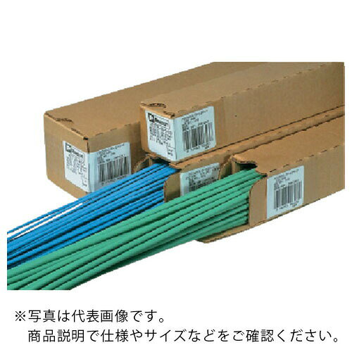 特長：機器内配線の絶縁、保護、端末処理、識別に最適です。用途：機器内配線の絶縁、保護に。仕様：色：黒収縮後肉厚(mm)：0.6収縮前内径(mm)：12.7収縮後内径(mm)：6.4使用温度範囲(℃)：-55〜135収縮温度(℃)：120収縮...