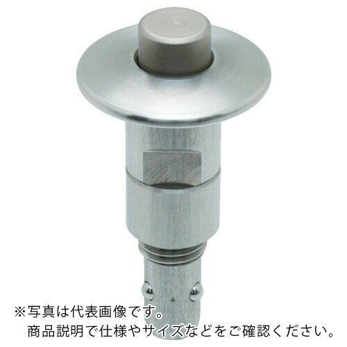 特長：ボタン操作のクサビ機構でバタツキがありません。別売のケースと組み合わせて使用します。用途：ホッパーの着脱。仕様：クランプ力(N)：30適合プレート厚さ(mm)：6〜10寸法(mm)D：6寸法(mm)D1：12寸法(mm)D2：23寸法...