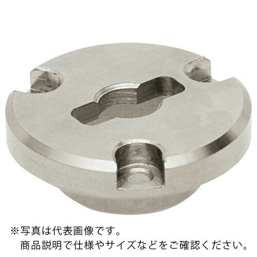用途：サムターンクランパー用カムケース。仕様：適合ベース厚さ(mm)：10超え寸法(mm)Dp：21寸法(mm)D1：14寸法(mm)d：5寸法(mm)D：25寸法(mm)H1：4.5寸法(mm)M1：M2寸法(mm)H：9埋込用材質／仕上...