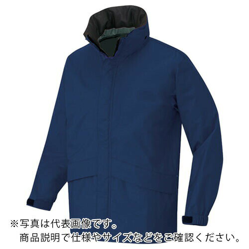 特長：世界最高水準の防水・透湿・低結露素材です。本格的レインウェア仕様です。仕様：色：ネイビーサイズ：3L胸囲(cm)：132耐水圧：30000mm［［H2O］］着丈(cm)：76透湿性：16000g/［［M2］］・24hrs以上低結露機能...