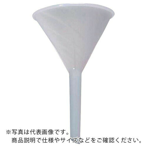 特長：内側のラセン状リブにより、ろ過時間が短縮されます。ろ紙を使用した吸引、ろ過作業が大幅に向上します。油に強いロートです。用途：液体の注入作業。仕様：口径(mm)：60高さ(mm)：106足径(mm)：10足長(mm)：58足パイプ：一体...