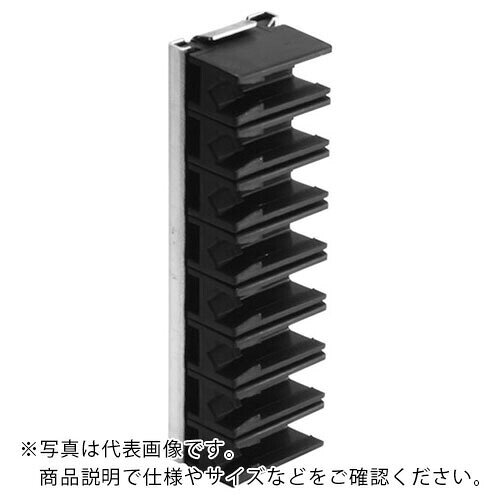 特長：ターンテーブル・トラバーサなど乗り移り部分で、集電アームが直線から直線に移るときのガイドに使用します。端末閉そく用のエンドキャップとしても使用します。仕様：幅(mm)：35厚さ(mm)：26寸法(mm)A：62寸法(mm)B：45種類...