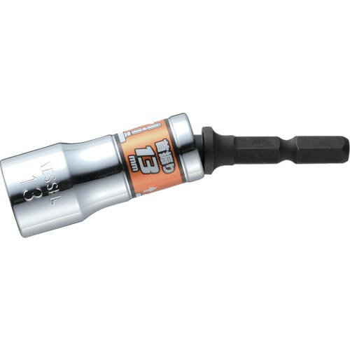 特長：ソケット部を押し込むと固定し、引き出すと15°の角度で自在になります。面接触型12角でナットに差し込みやすいです。より狭い箇所のソケット作業に最適な「首振りショート」ソケットです。電動インパクトドライバーが入りにくい角際作業で活躍しま...