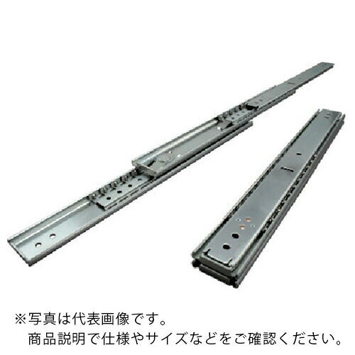特長：ドロワーメンバーを完全に引き出せるフルトラベルのスライドレールです。全長が最短の12inch(304.8mm)から28inch(711.2mm)まであります。ボールベアリングを採用した精密スライドレールです。全開時ロックがかかります。...