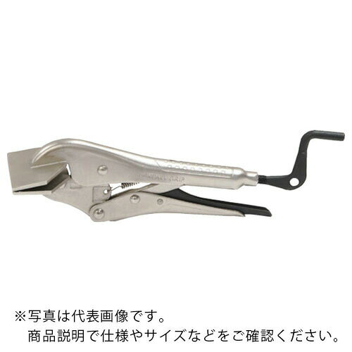 特長：板金作業時の板材の保持などに適しています。用途：ワークのクランピング、保持に。仕様：全長(mm)：320最大口開き(mm)：15最大締圧力(kN)：450最小口開き(mm)角材：1最小口開き(mm)パイプ：1材質／仕上：炭素鋼(S45...
