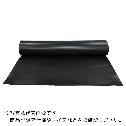 特長：耐電用マットの1mカット品です。筋入で滑り防止効果があります。用途：配電盤・監視盤の前に敷き接地感電事故防止に。仕様：幅(mm)：1000長さ(m)：1厚さ(mm)：6色：黒試験電圧(1分間)：20000V使用電圧：7000V以下平形...