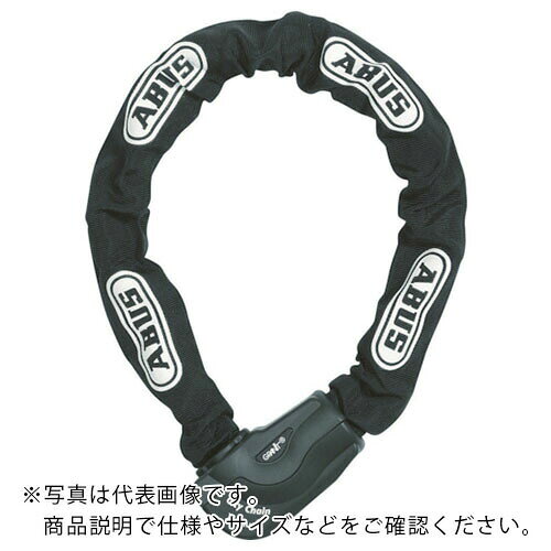 特長：10mmの六角形型チェーンを使用しています。表面はABUS社のロゴがあしらわれた布に覆われ、摩擦による傷を防ぎます。用途：バイク、自転車の防犯対策に。バイク、工場のフォークリフトや精密機器等の防犯対策に。仕様：全長(cm)：170Ci...