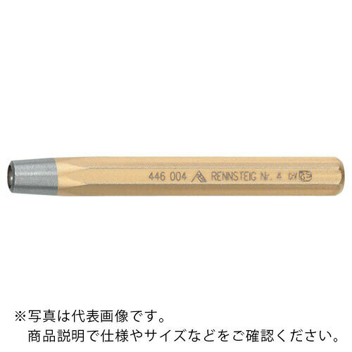 特長：高品質の鋼材を使用したリベットヘッダーです。抜群の耐久性と高い作業性を発揮します。用途：鉄板の穴の仮止めなど。仕様：全長(mm)：100先端径(mm)：5.2リベットサイズ：3リベットサイズ(mm)：3幅(mm)：10先端くぼみ深さ(...